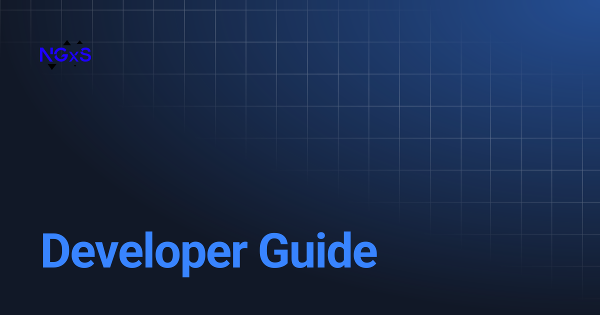 Developer Guide | Development | NGXS
